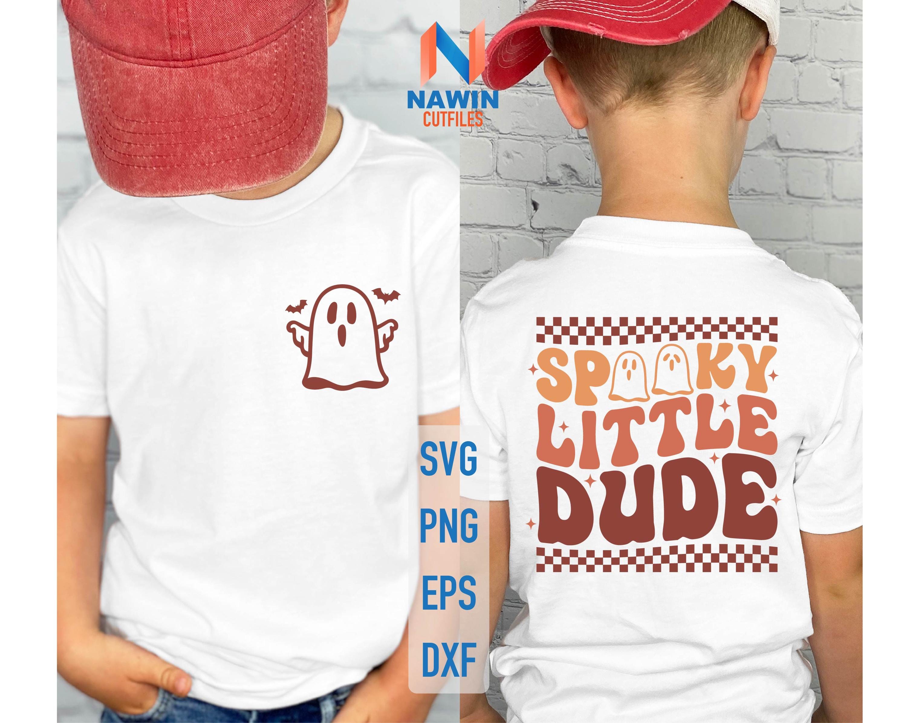 Spooky Little Dude SVG: Kids Halloween Ghost Design (digital Download ...