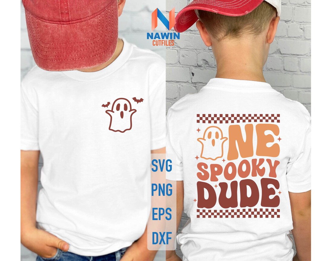 One Spooky Dude Svg, Kids Halloween Svg, Kids Fall Png, Spooky Season Svg, Boys Halloween Svg ...