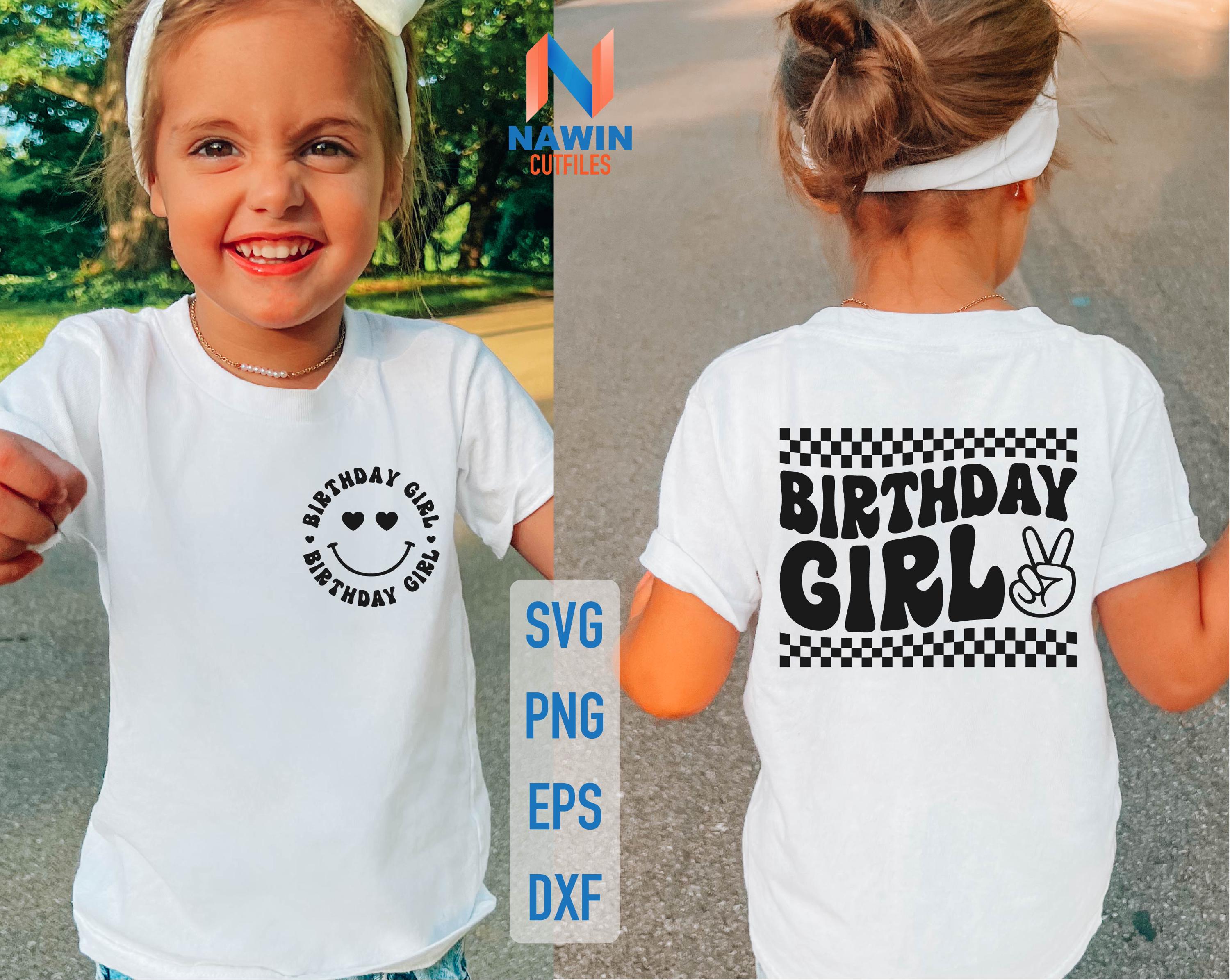 Birthday Girl SVG: Toddler Shirt Design (digital Download) - Etsy