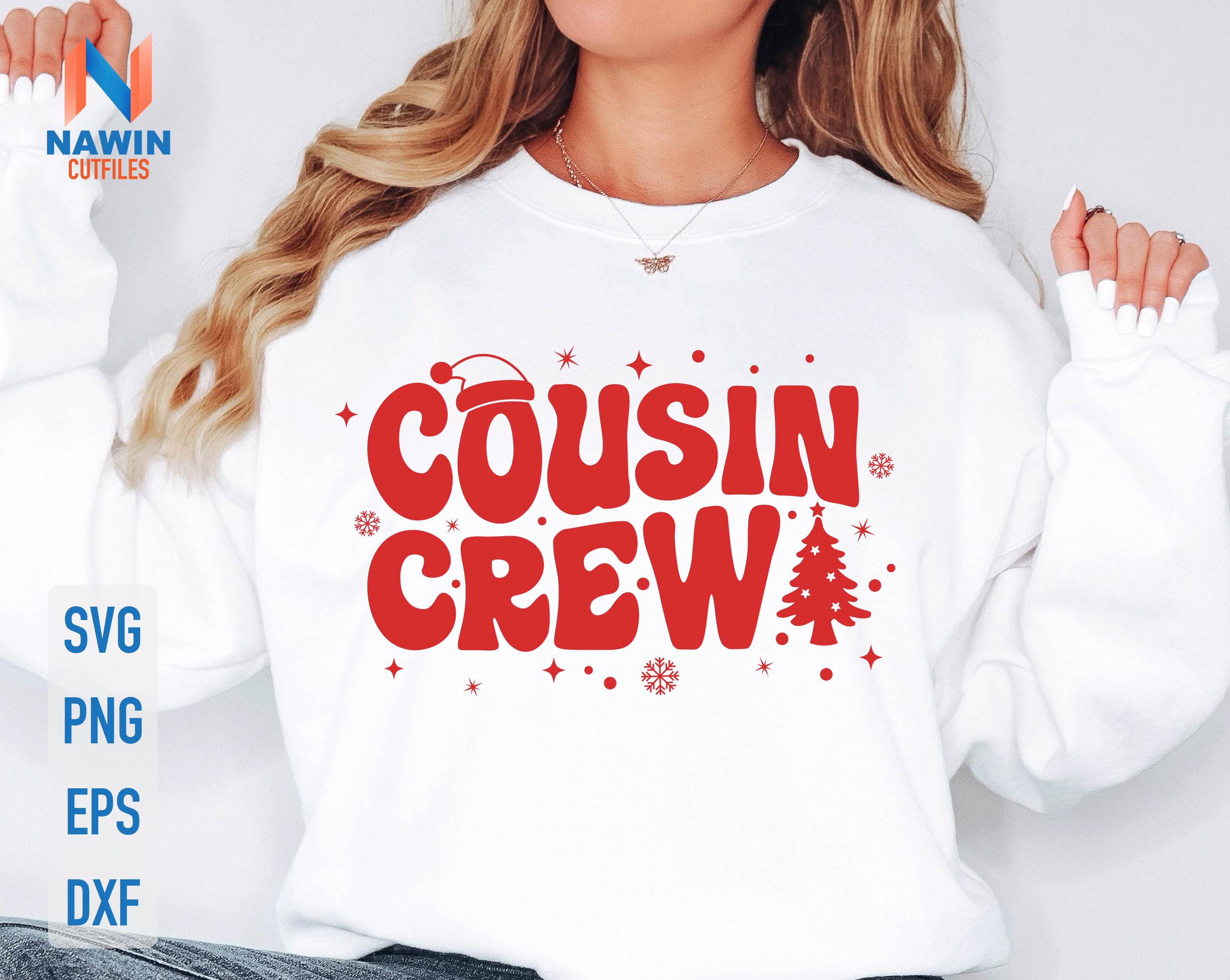 Cousin Crew Christmas SVG: Funny Family Shirt Design (digital Download ...
