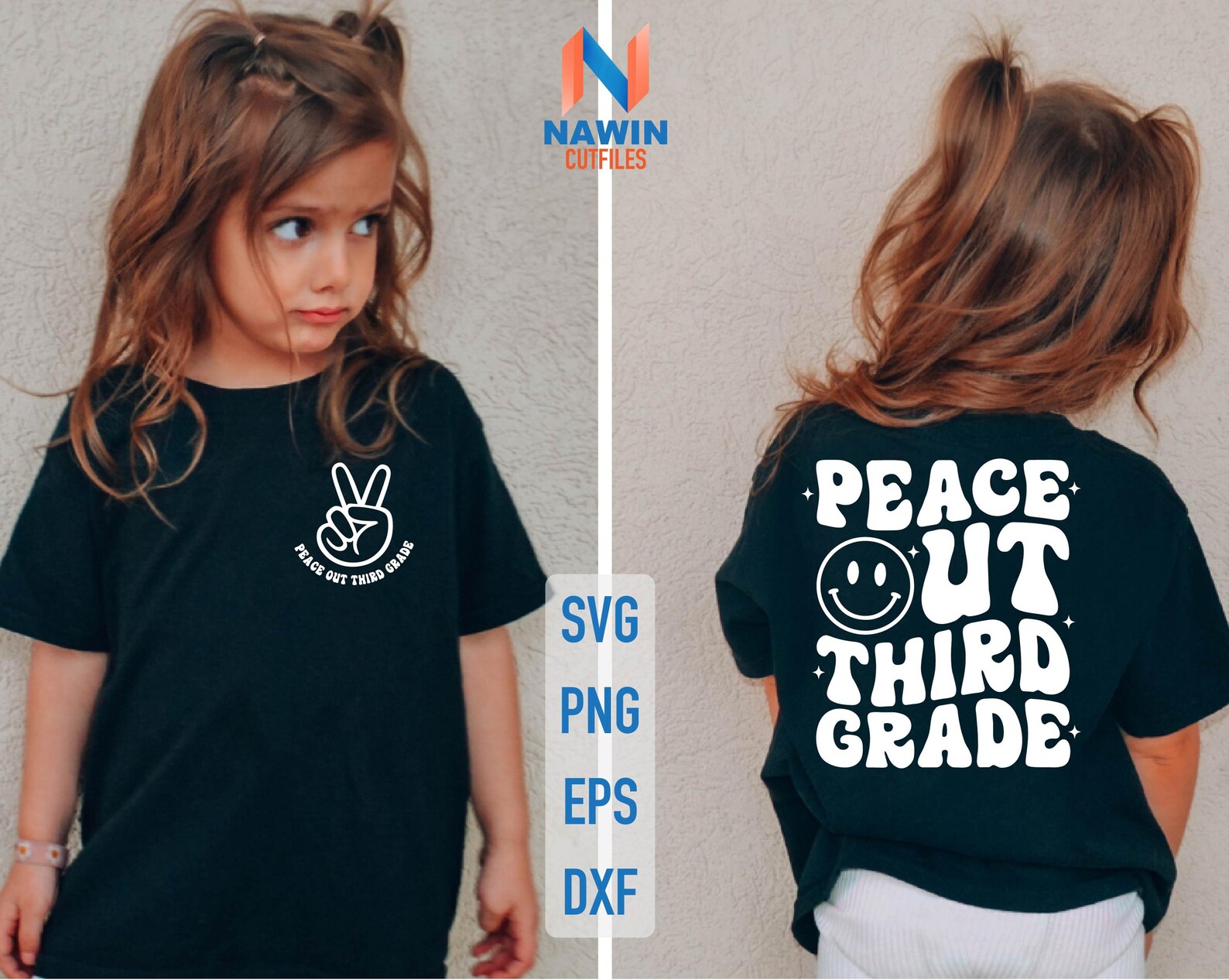 Peace Out Third Grade Svg, Third Grade Svg, 3rd Grade Teacher, 3rd ...