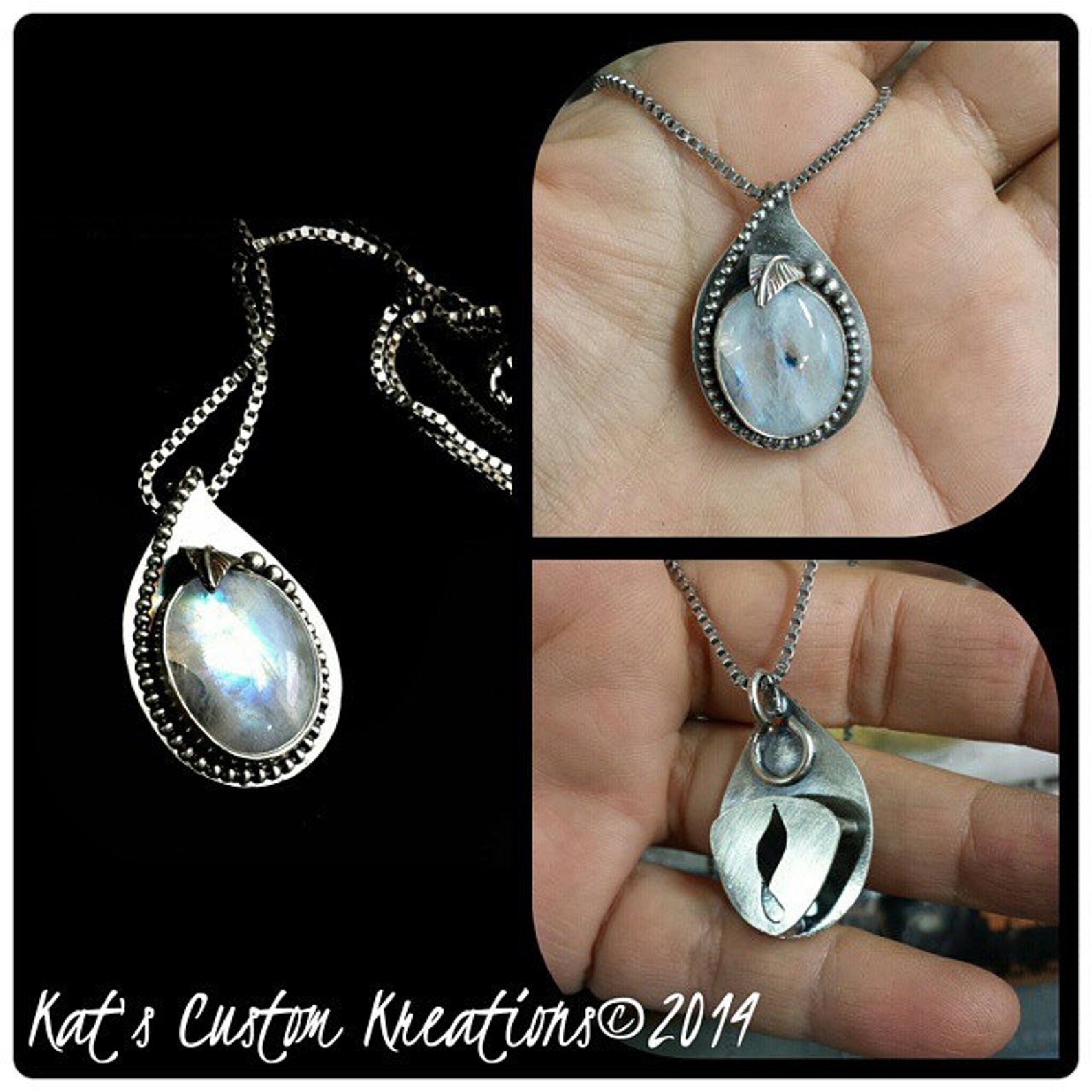 Aromatherapy/essential Oil Diffuser Necklace - Sterling Silver and ...