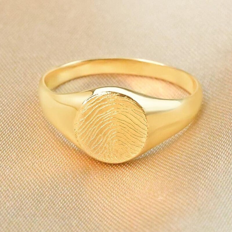 Fingerprint Ring - Etsy
