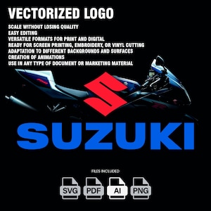 Vectorized Suzuki Logo PNG SVG - Etsy