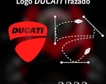 Vectorized Ducati Logo PNG SVG PDF Illustrator - Etsy