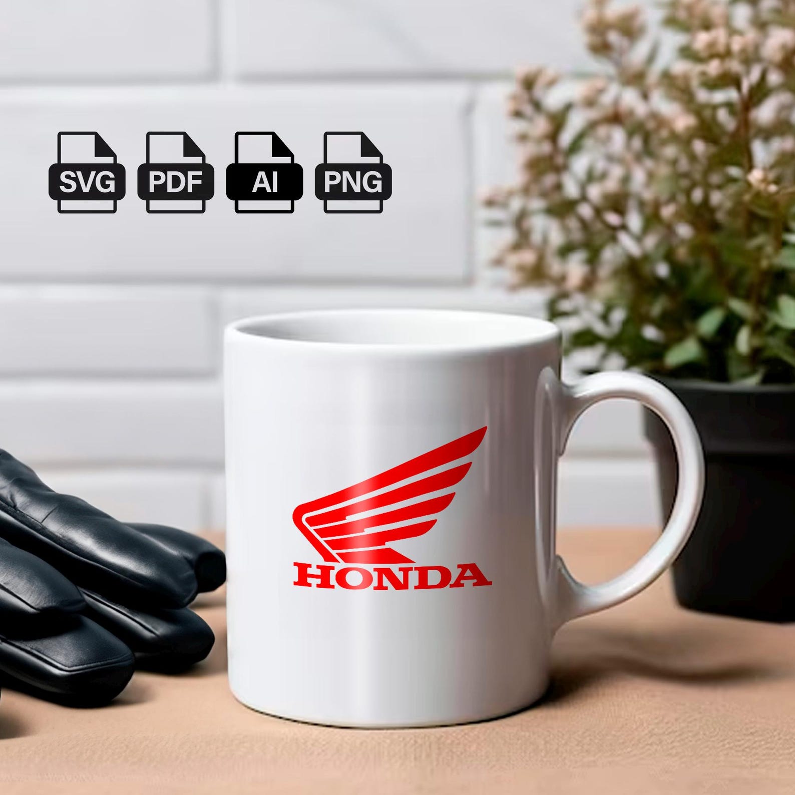 Vectorized Honda Motorcycles Logo SVG PNG Illustrator - Etsy