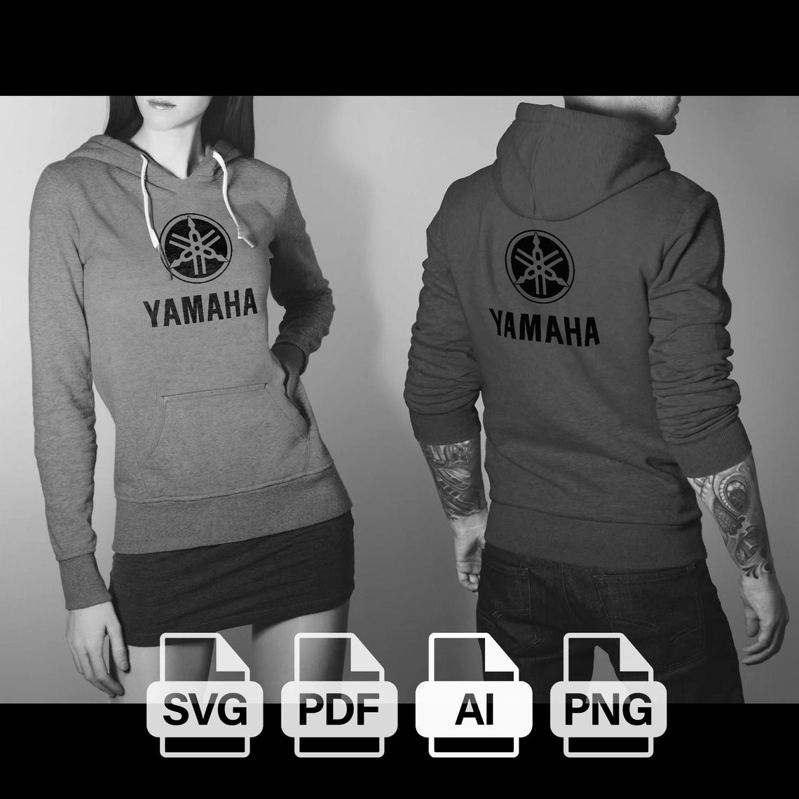 Vectorized Yamaha Logo SVG PNG - Etsy