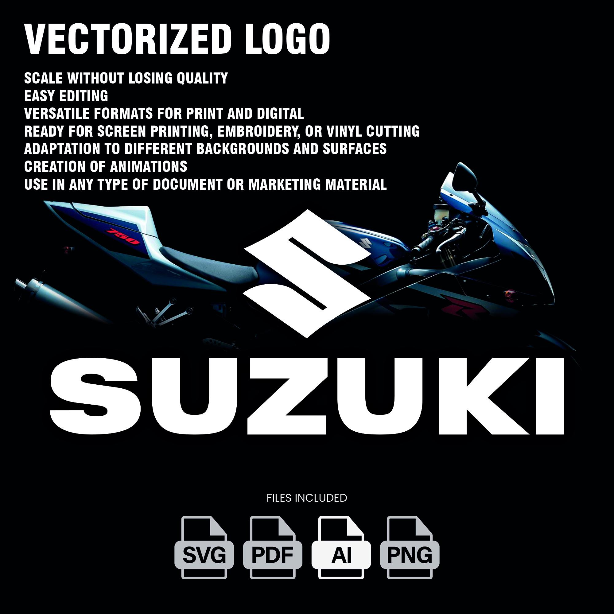 Vectorized Suzuki Logo PNG SVG - Etsy