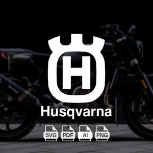 Vectorized Husqvarna Motorcycles Logo SVG PNG PDF Illustrator - Etsy