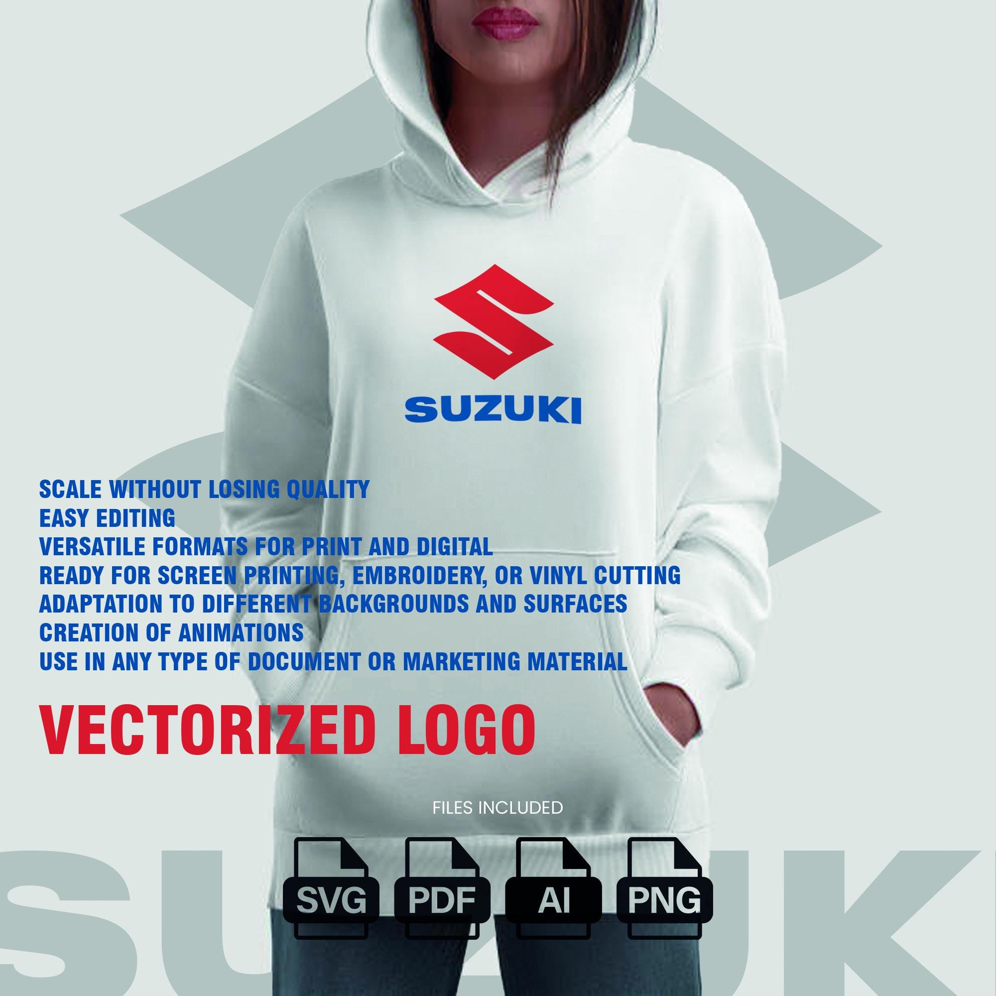 Vectorized Suzuki Logo PNG SVG - Etsy