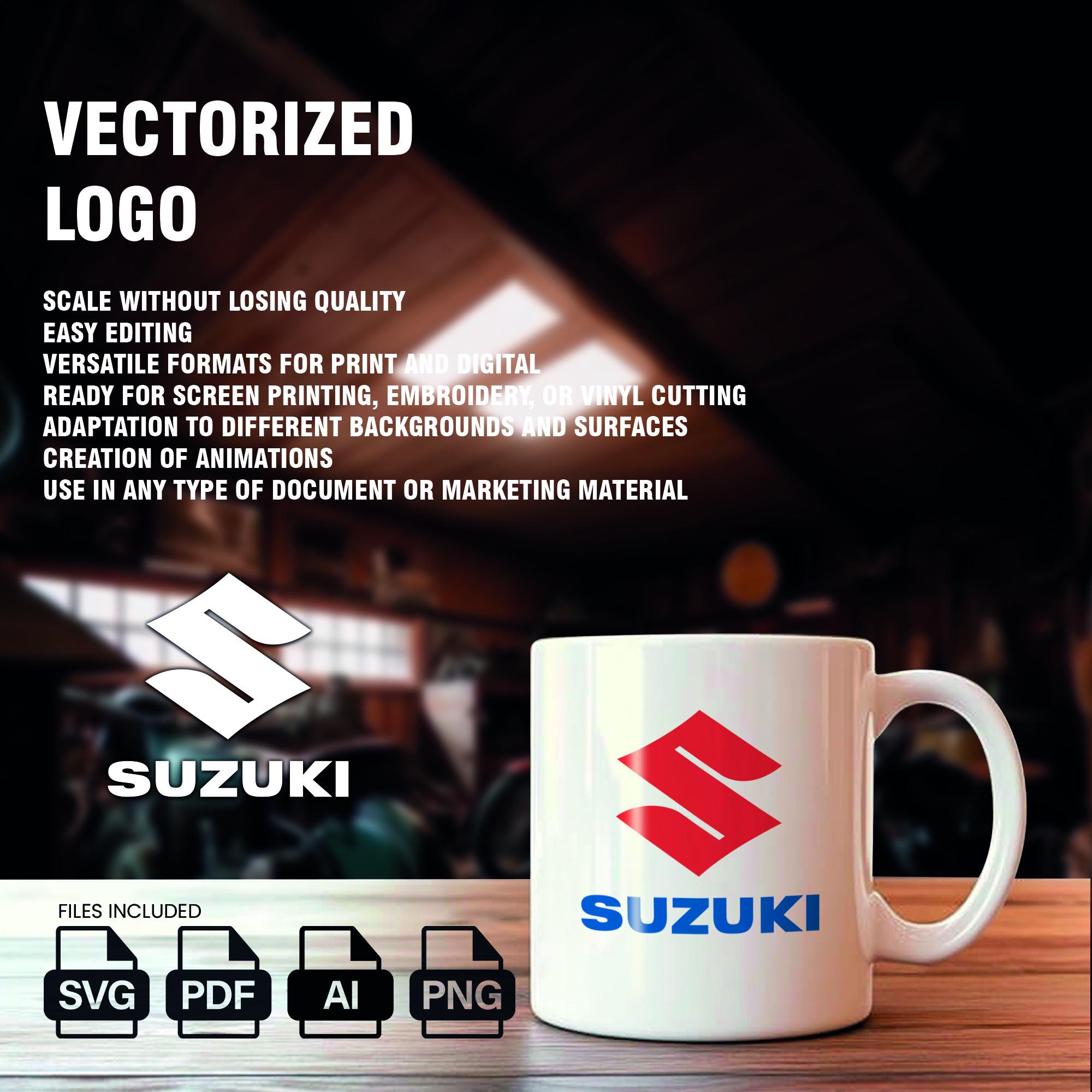 Vectorized Suzuki Logo PNG SVG - Etsy