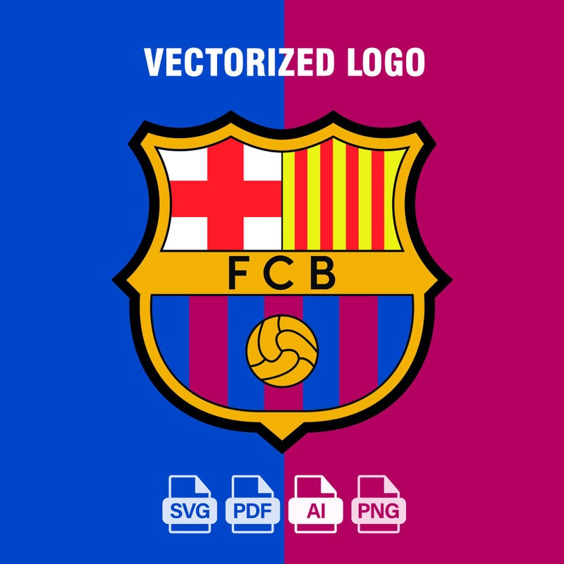Barcelona Logo Svg - Etsy