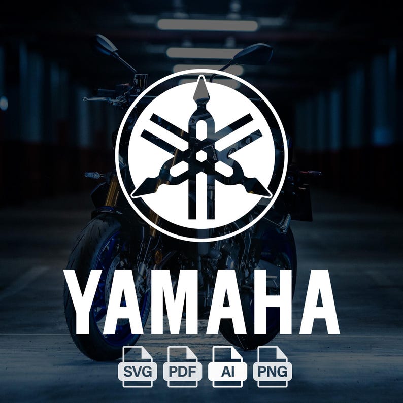Vectorized Yamaha Logo SVG PNG - Etsy