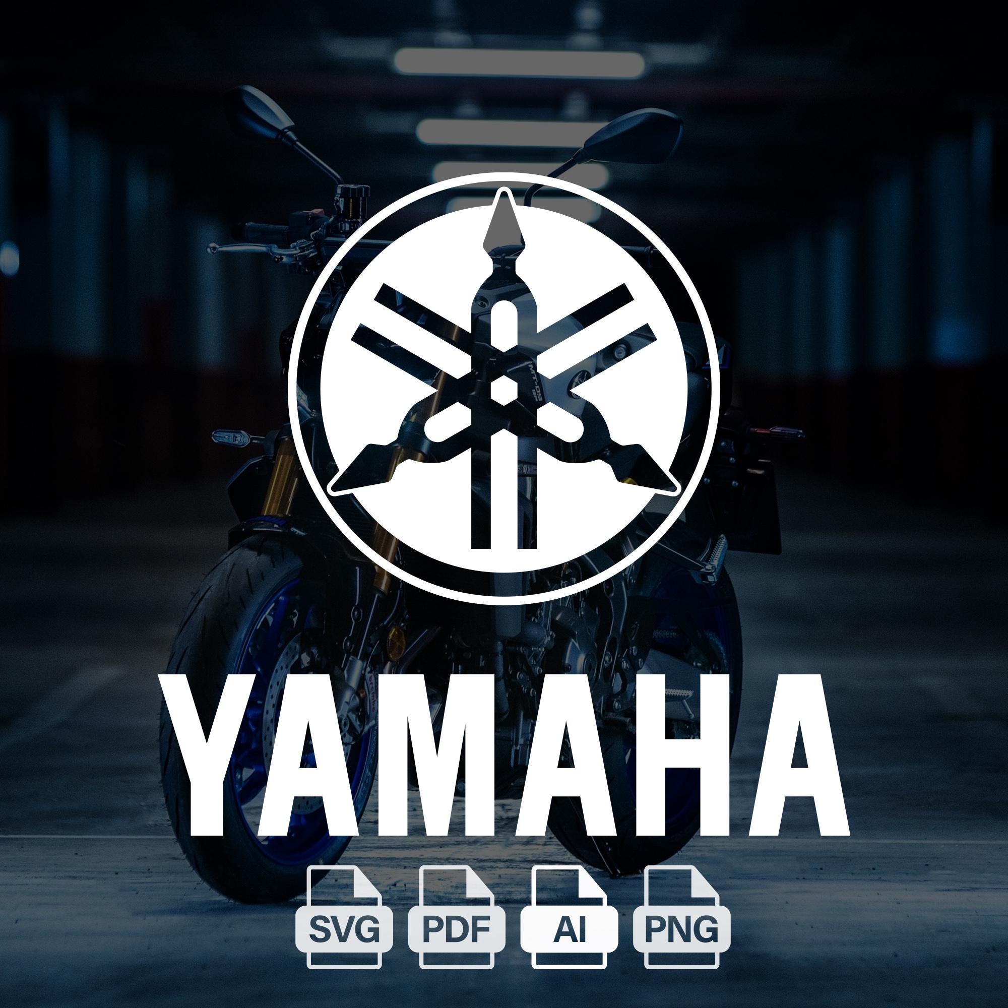 Vectorized Yamaha Logo SVG PNG - Etsy