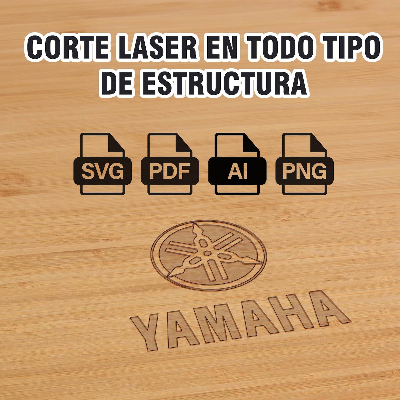 Vectorized Yamaha Logo SVG PNG - Etsy