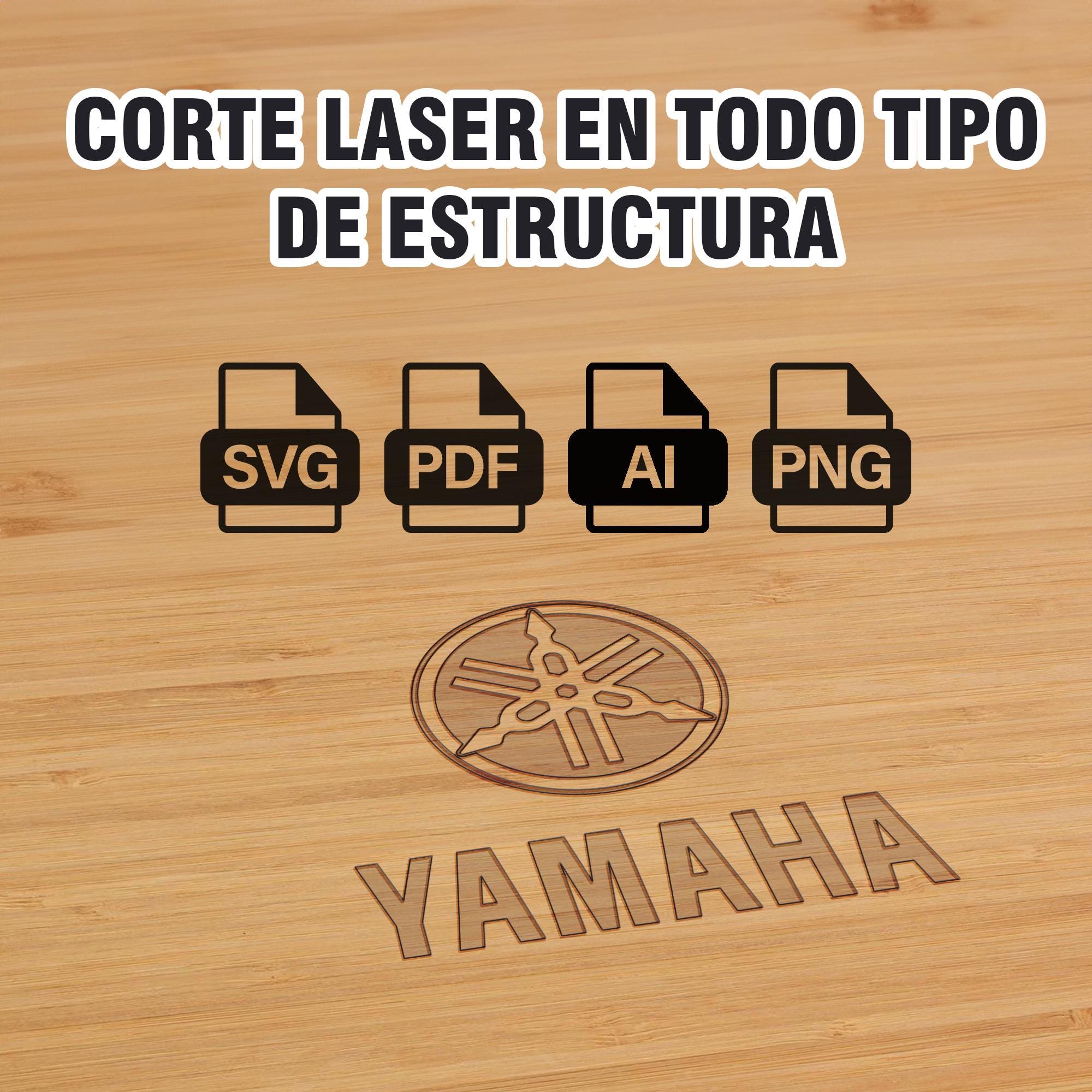 Vectorized Yamaha Logo SVG PNG - Etsy