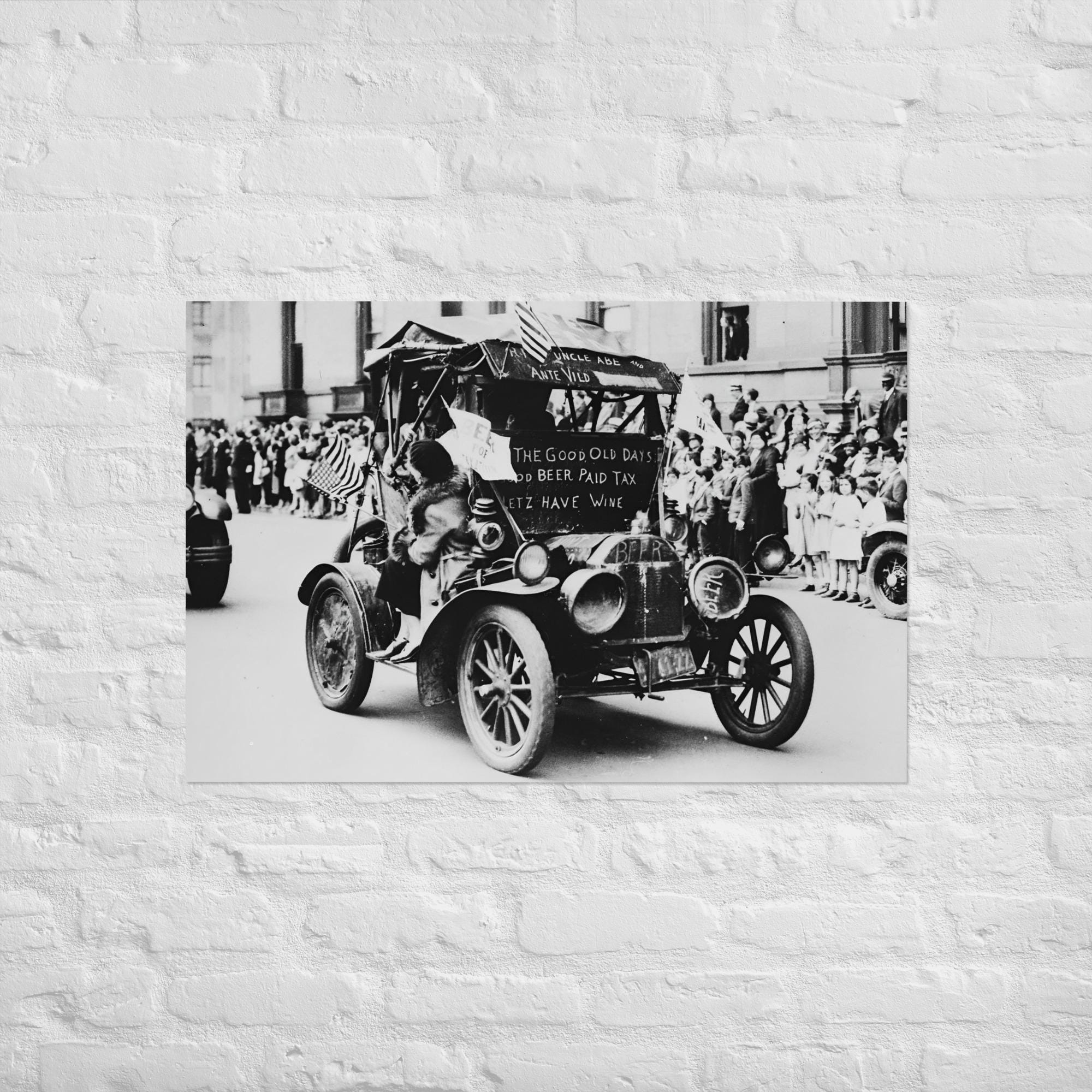 1930s Prohibition Repeal Car Photo Vintage Speakeasy & Brewery Print ...