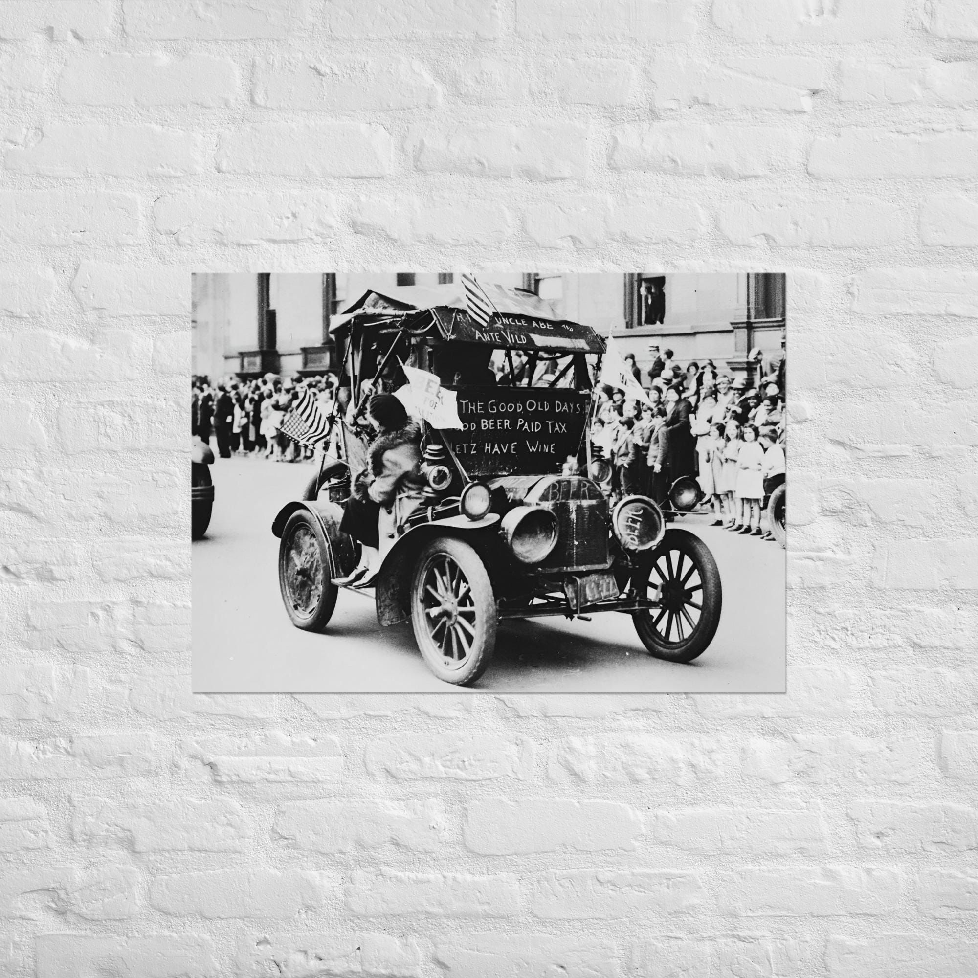 1930s Prohibition Repeal Car Photo Vintage Speakeasy & Brewery Print ...