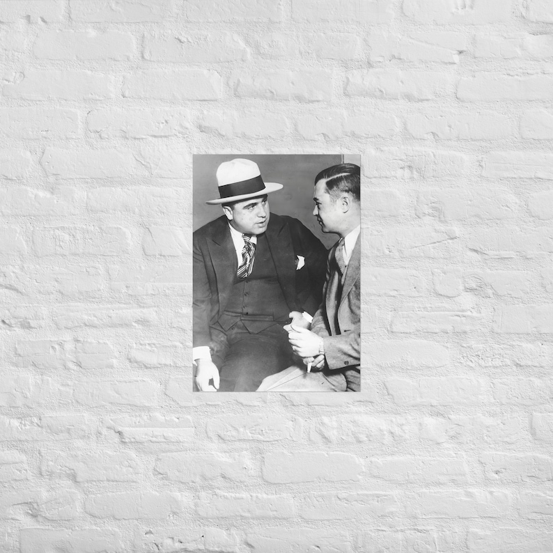 1929 Al Capone Poster Prohibition Era Mobster Wall Art - Etsy