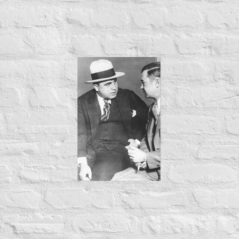 1929 Al Capone Poster Prohibition Era Mobster Wall Art - Etsy