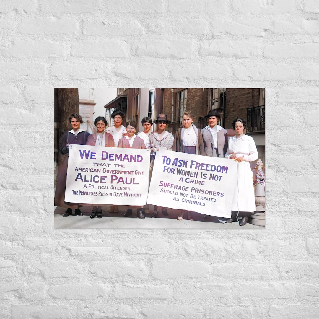 Women's Suffrage Movement 1917 Alice Paul Civil Rights & Equal Rights ...