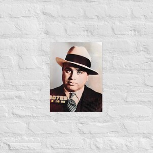 Al Capone Mugshot 1927 Chicago Mafia Photo Scarface Mobster Art - Etsy