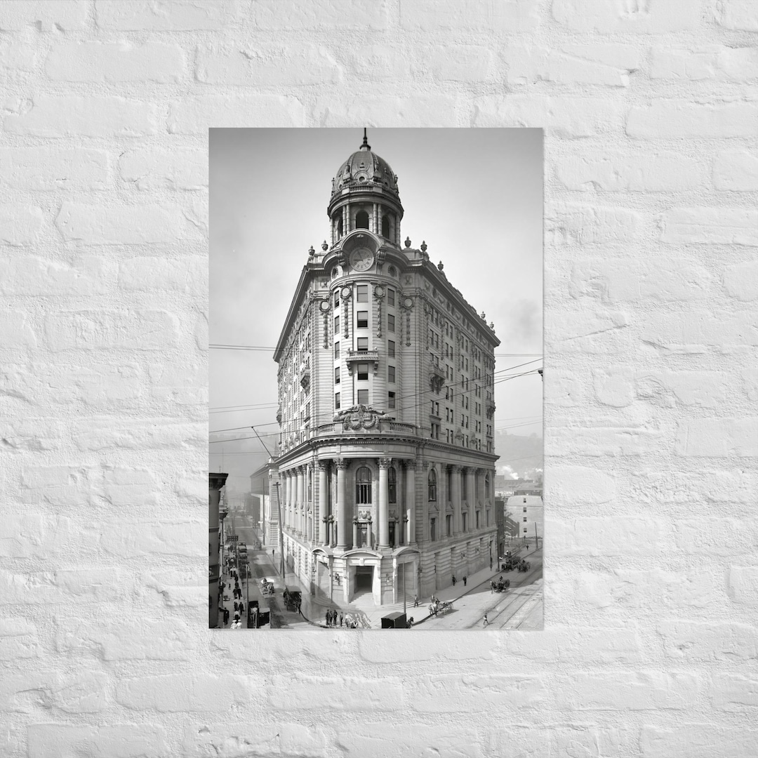 Wabash Terminal Pittsburgh 1905 Photo Historic Railroad Station on ...