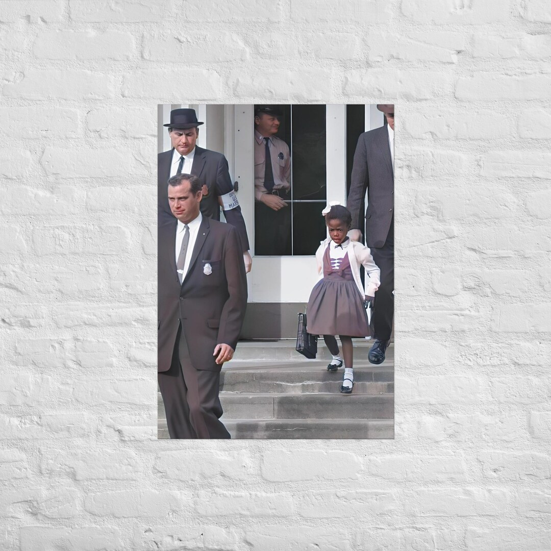 Ruby Bridges Black Art African American Photography Civil Rights Icon ...