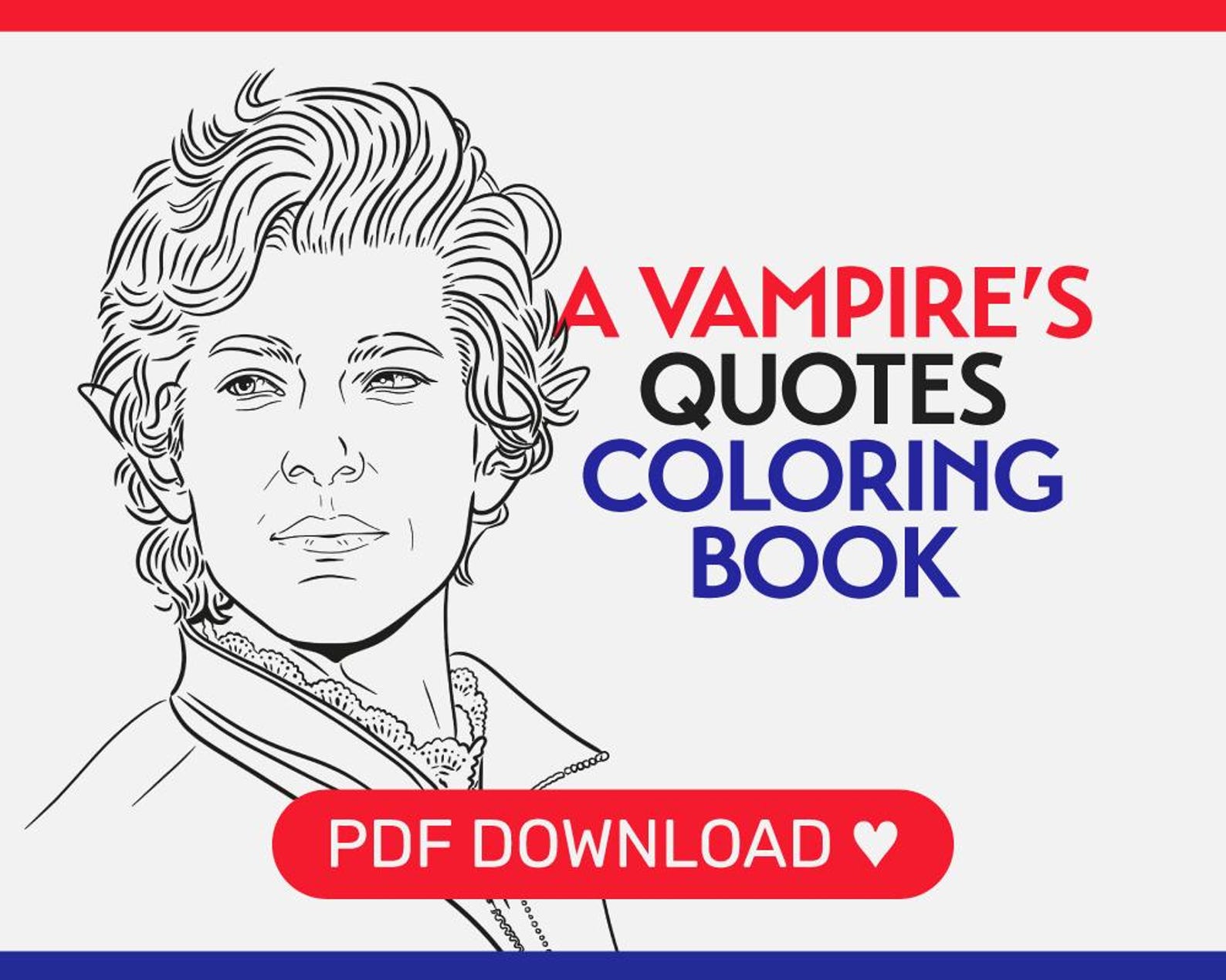 Coloring Pages of Astarion – BG3 Vampire Quote Book – Digital Download ...