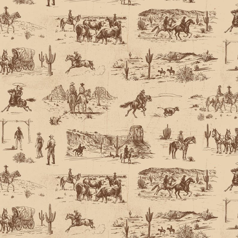 John Wayne American West Fat Quarter Fabric Bundle From Riley Blake ...