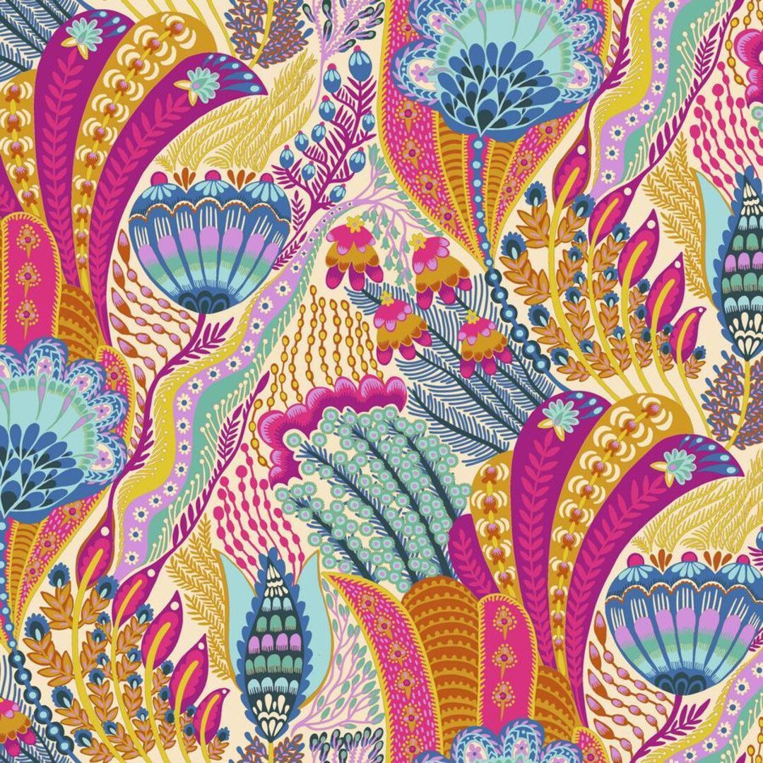 Fluent Passport Wide Back Quilt Fabric BTY - Cream 108" by Anna Maria ...