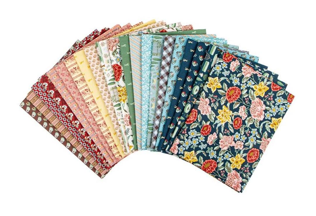 Emma 1 Yard Bundle, 21 Pcs. Jane Austen for Riley Blake Designs ...