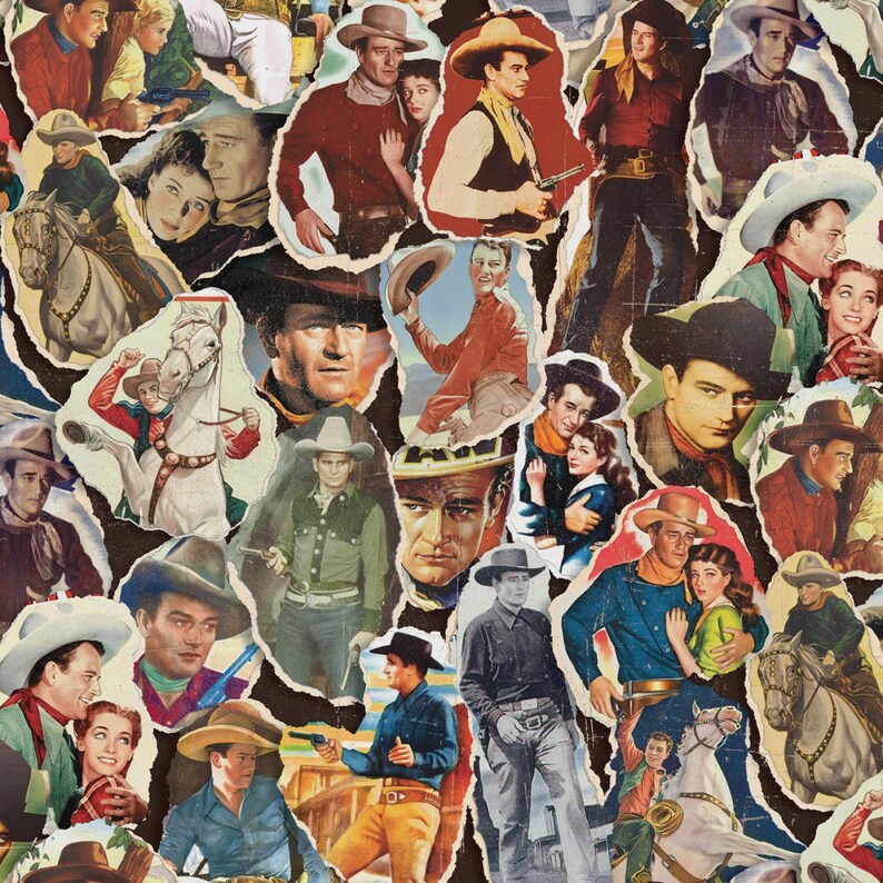 John Wayne American West Fat Quarter Fabric Bundle From Riley Blake ...