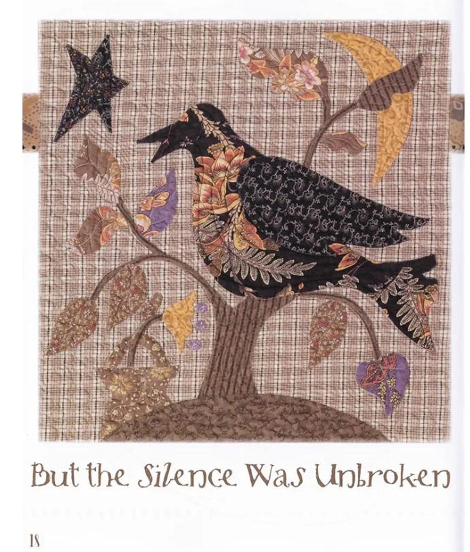 The Raven - A Fall or Autumn Quilt Pattern Book of 9 Applique Designs ...