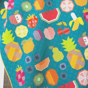 The Produce Section -elizabeth Hartman Paper Quilt Pattern, Fat Quarter ...