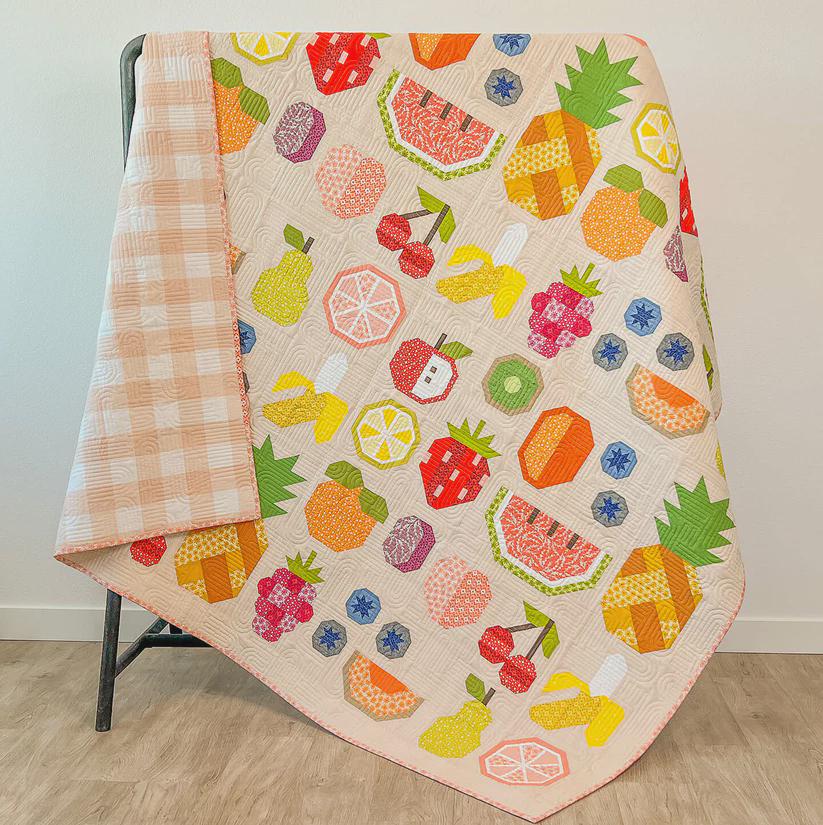 The Produce Section -elizabeth Hartman Paper Quilt Pattern, Fat Quarter ...