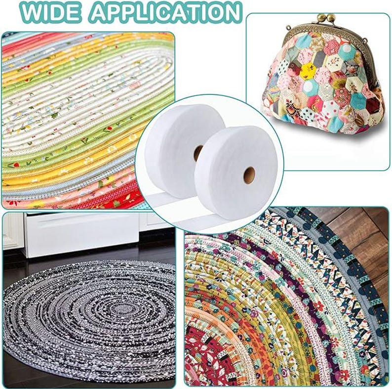 Pellon Cotton With Scrim Jelly Roll Batting 2-1/2in X 50yds (2 Packages ...