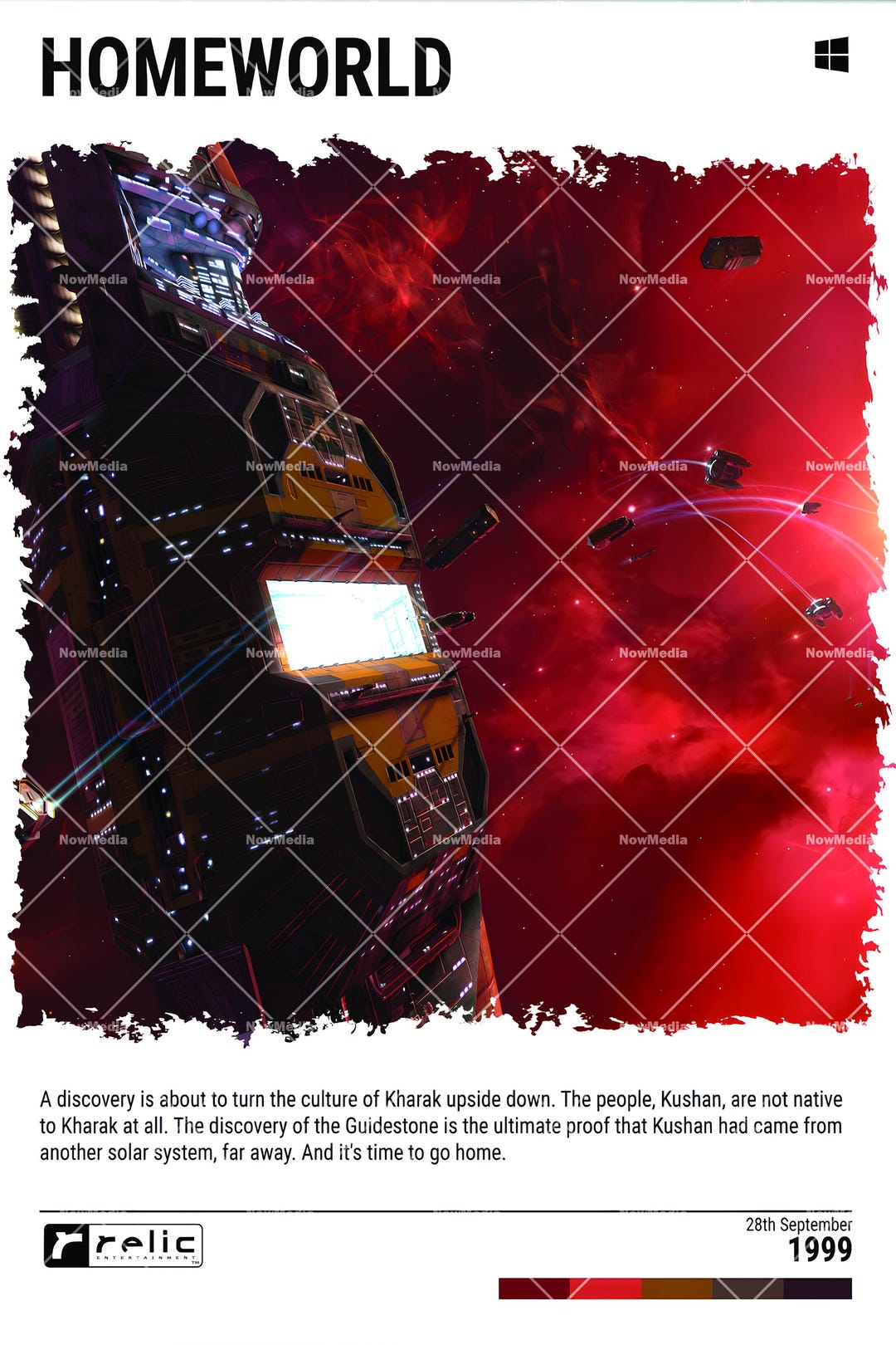 Homeworld (1999) Poster - Video Game Wall Art Print - Digital Download ...