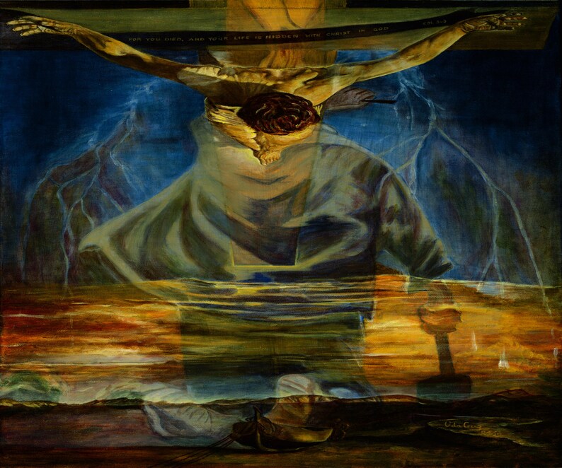 The Crucified Christ Digital Art | Christian Wall Art | Jesus on the ...
