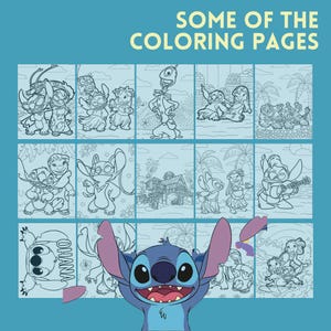 Lilo and Stitch Printable Worksheets Coloring Pages Fun and Educational ...