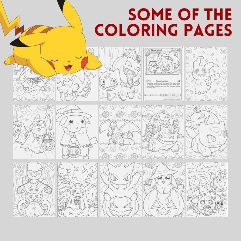 Printable Fluffy Creatures Halloween 26 Coloring Pages Preschool ...