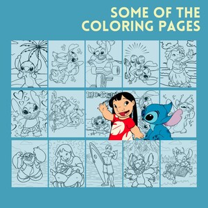 Lilo and Stitch Printable Worksheets Coloring Pages Fun and Educational ...