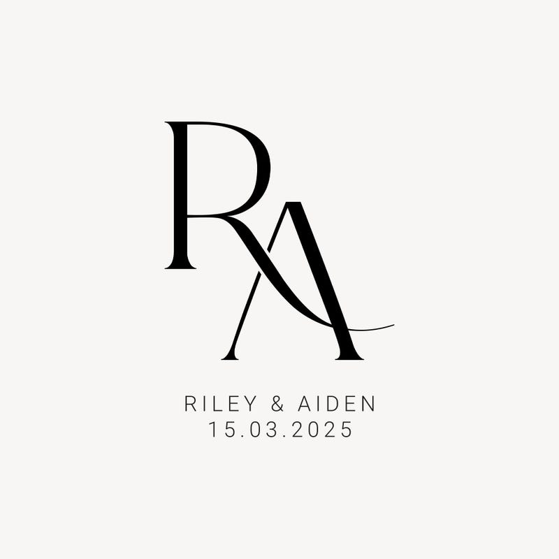 Wedding Monogram - Etsy