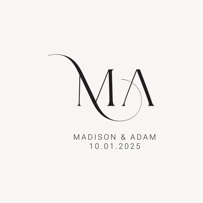 Wedding Monogram - Etsy