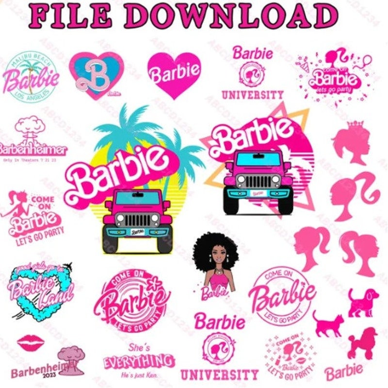 Barbie Svg - Etsy