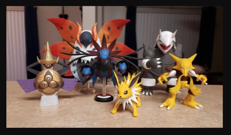 150 Pokemon STL 3D File Bundle Pack 3D Printed Pokemon File Pokemon ...