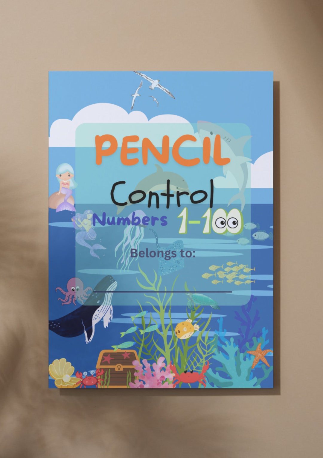 Master Pencil Control Tracing Numbers 1-100 Worksheets for Kids - Etsy