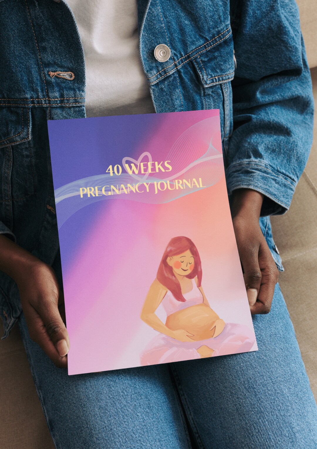 40 Weeks Pregnancy Journal/tracker Detail Compilation of Events/tests ...