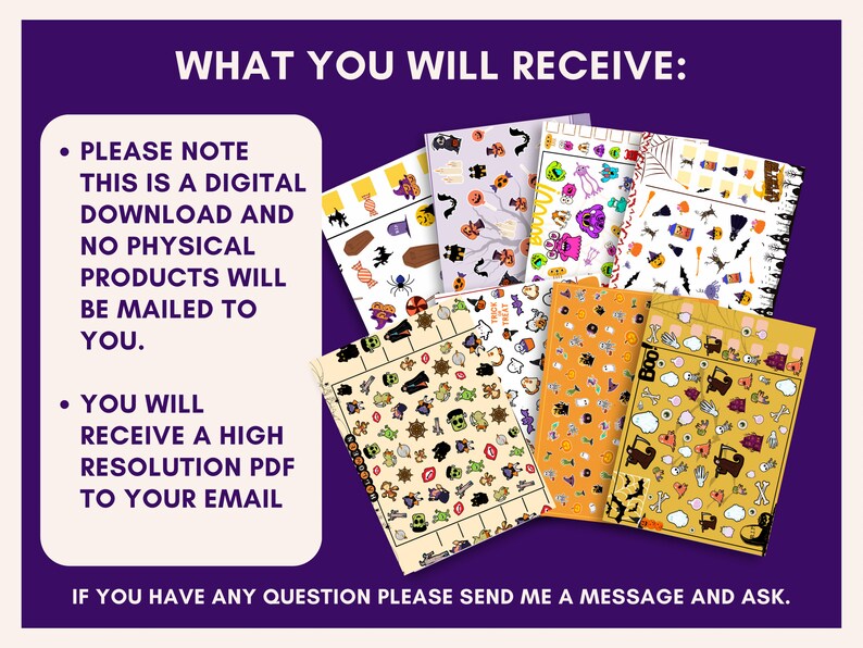 9 I Spy Worksheets Halloween Edition Counting for Kids Instant Digital ...