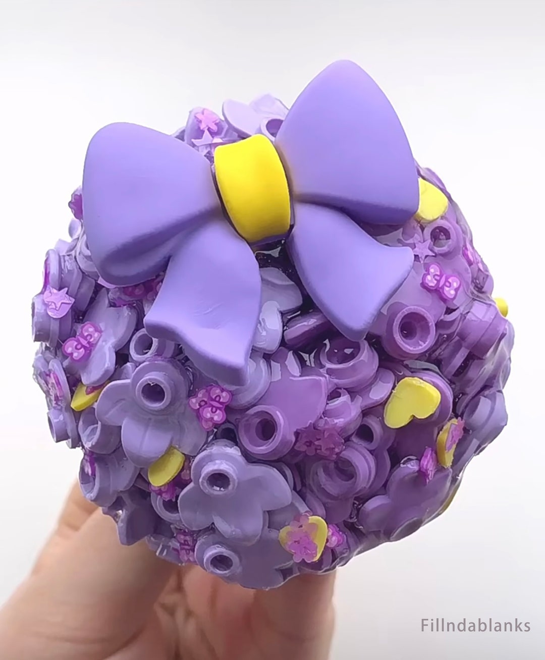 Bow Slime, White Slime, Clay Slime, Stress Relief Slime, Fluffy Slime ...